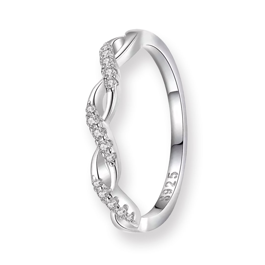 Anillo en Plata Sendero Ondulado - Hebe